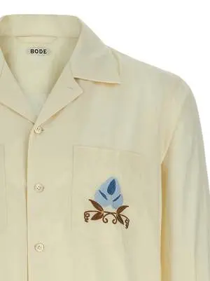 BODE Noveau Vine' Shirt - Cream