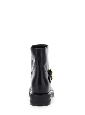 Chloé Coddington Ankle Boots With Paddington Buckle In Leather