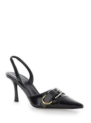 Givenchy Voyou Slingback Pumps With Buckle Detail - Multicolor
