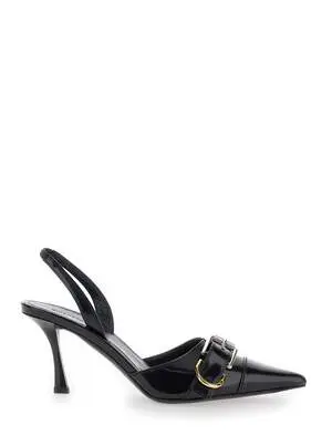 Givenchy Voyou Slingback Pumps With Buckle Detail - Multicolor