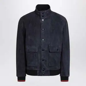 Gucci Leather Jacket - Blue