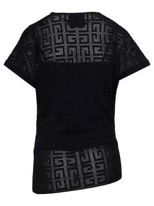 Givenchy Black Viscose Top
