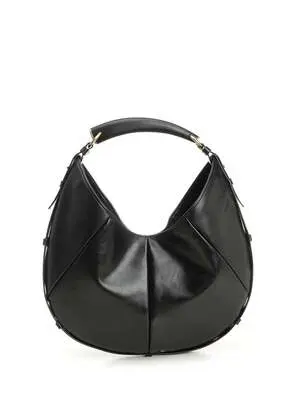 Saint Laurent Calfskin Hobo Bag - Black