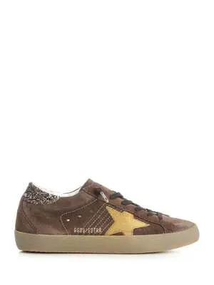 GOLDEN GOOSE Super-star" Suede Sneakers - Brown
