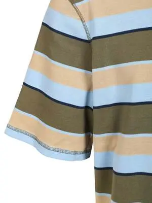AMI Paris Striped Crewneck T-shirt