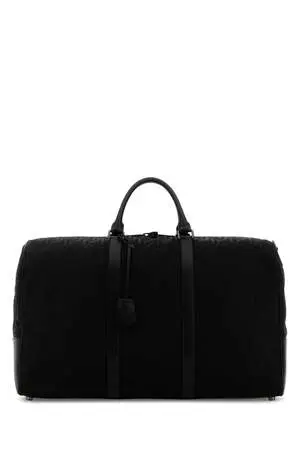 Fendi Ff Monogram Large Travel Bag - Black