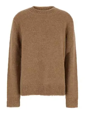 JIL SANDER JIL SANDER Oversized Wool Sweater With Ribbed Trim