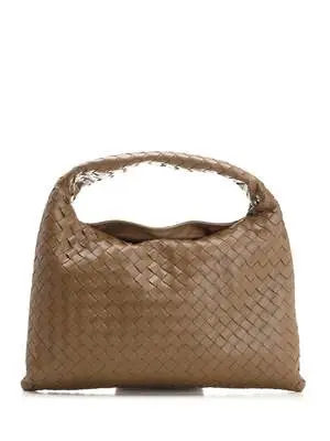 Bottega Veneta Hop Intreccio Small Hobo Bag - Brown