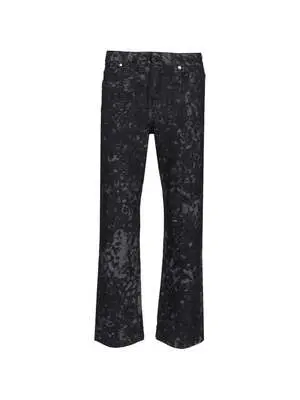 Fendi Falena Drops Jacquard Jeans