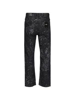 Fendi Falena Drops Jacquard Jeans