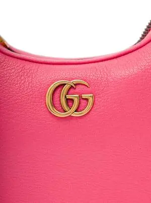 Gucci Aphrodite Shoulder Bag In Leather - Pink
