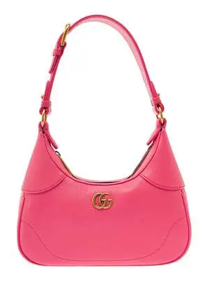 Gucci Aphrodite Shoulder Bag In Leather - Pink