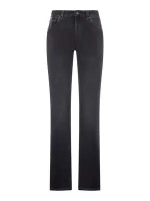Saint Laurent Straight Leg Denim Jeans