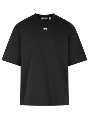 Off-White Chain' Cotton T-shirt - Black