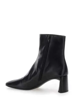Balenciaga Leather Square Toe Ankle Boots - Multicolor