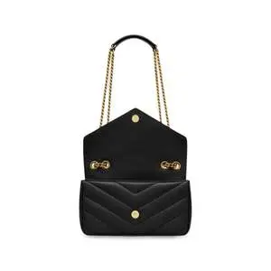 Saint Laurent Envelope Shoulder Bag - Black