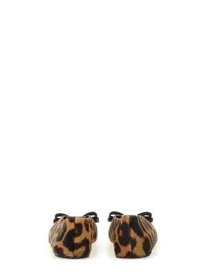 FERRAGAMO Vara Ballerina Flat With Bow Detailing - Multicolor