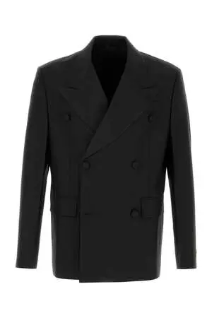 Prada Mohair Blend Blazer - Black