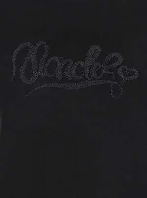 Moncler Embroidered Logo Cotton T-shirt - Black