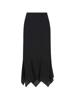 Valentino Garavani Crêpe De Chine Midi Skirt