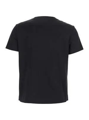 Max Mara Cotton T-shirt With Embroidered Logo