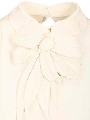 Valentino Garavani Silk Blouse With Bow Detail