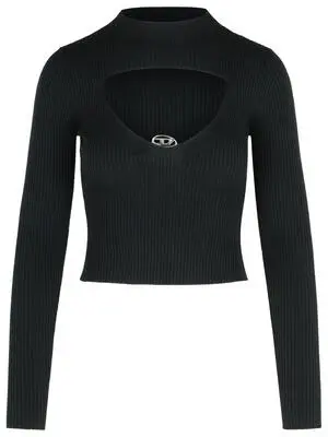 DIESEL® Olina" Wool Sweater - Black