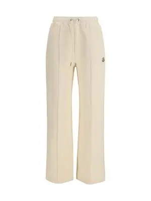 Moncler Cotton Sweatpants With Drawstring Waist - Multicolor