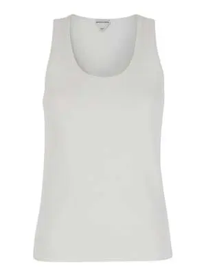 Bottega Veneta Ribbed Cotton Tank Top - Multicolor