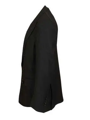 TOM FORD Double-breasted Wool Blazer - Black