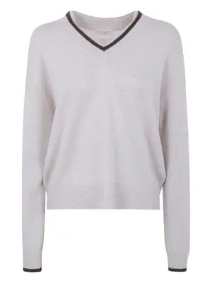 Brunello Cucinelli Cashmere V-neck Sweater