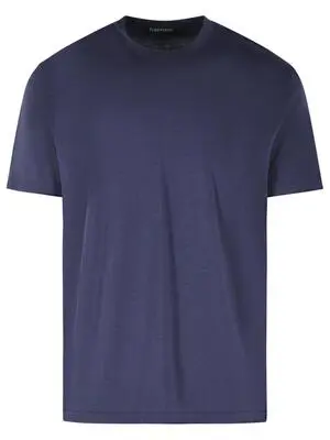 TOM FORD Navy Cotton Blend T-shirt