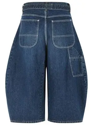 Sacai Cotton Balloon Wide Leg Jeans