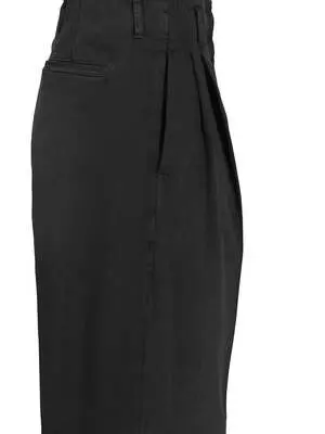 GOLDEN GOOSE Wide-leg Denim Trousers - Black