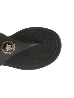 Versace Rubber Medusa Slides - Black