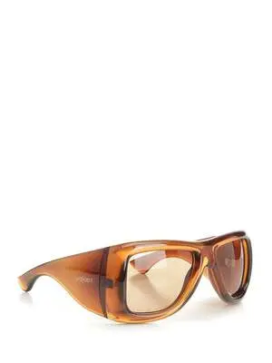 Saint Laurent Oversized Injected Frame Sunglasses