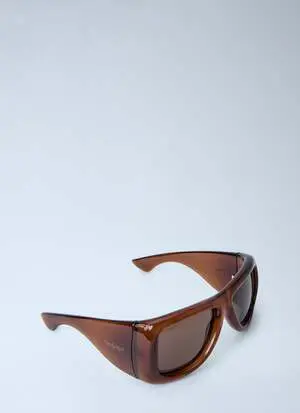 Saint Laurent Oversized Injected Frame Sunglasses
