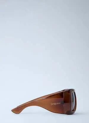 Saint Laurent Oversized Injected Frame Sunglasses