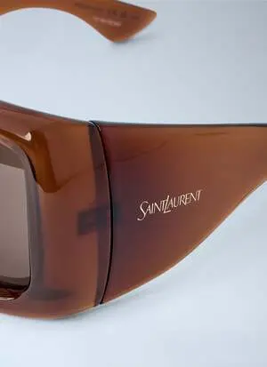 Saint Laurent Oversized Injected Frame Sunglasses