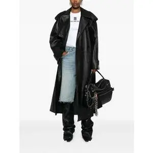 Balenciaga Lambskin Trench Coat