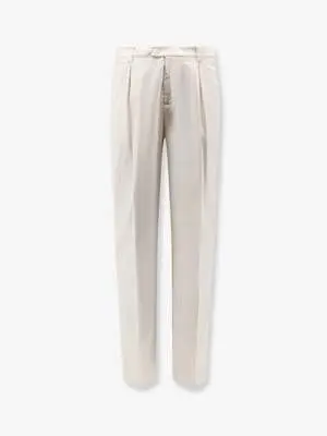 Brunello Cucinelli Stretch Cotton Trousers - Multicolor