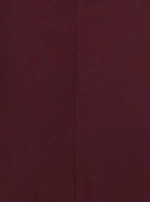 Stella McCartney Bordeaux Midi Dress With Cape Sleeves And Cut-out Detail - Multicolor