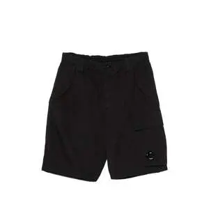 C.P. COMPANY Lens Detail Cargo Shorts - Black