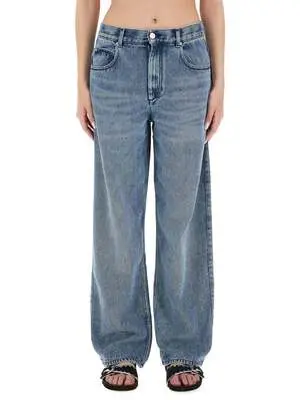 Isabel Marant Étoile Jenny Wide Leg Jeans - Blue
