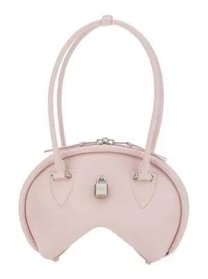 Acne Studios Leather Handbag With Logo Plaque - Multicolor