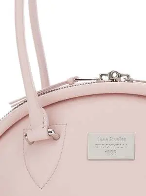 Acne Studios Leather Handbag With Logo Plaque - Multicolor