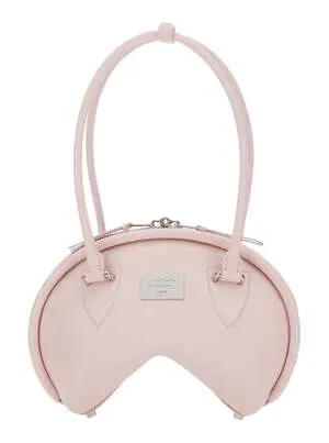 Acne Studios Leather Handbag With Logo Plaque - Multicolor