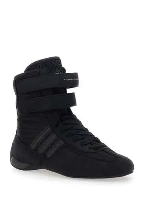 Stella McCartney High Top Sneakers With Strap Closure - Multicolor