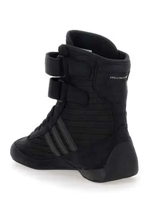 Stella McCartney High Top Sneakers With Strap Closure - Multicolor