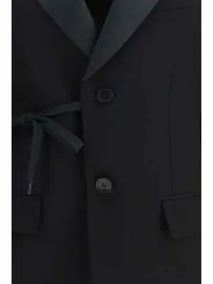 Balenciaga Wrap Tailored Jacket - Black
